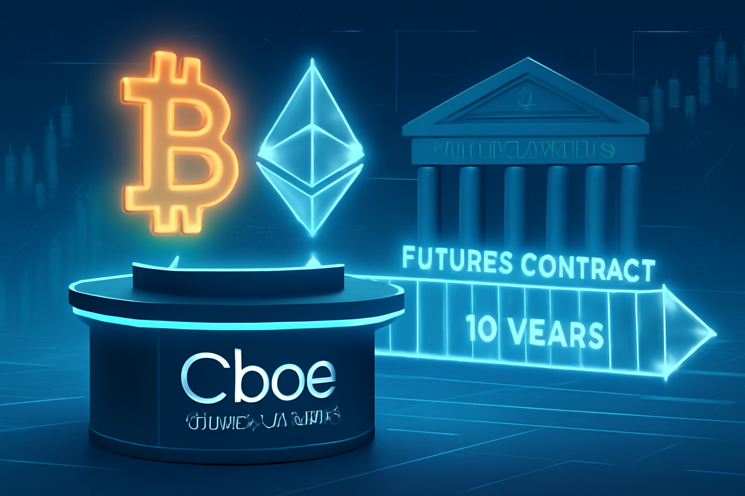 Cboe 将于 11 月推出比特币和以太币连续期货 - 币界网