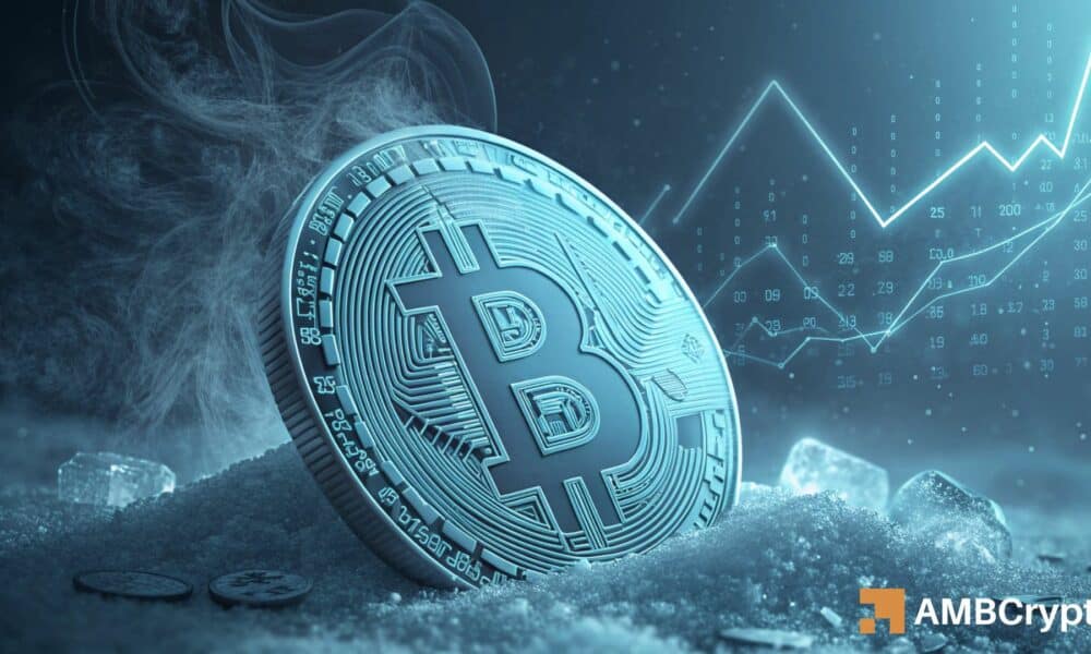 比特币——未平仓合约下跌 8% 后，BTC 为何面临 12.2 万美元的考验 - 币界网